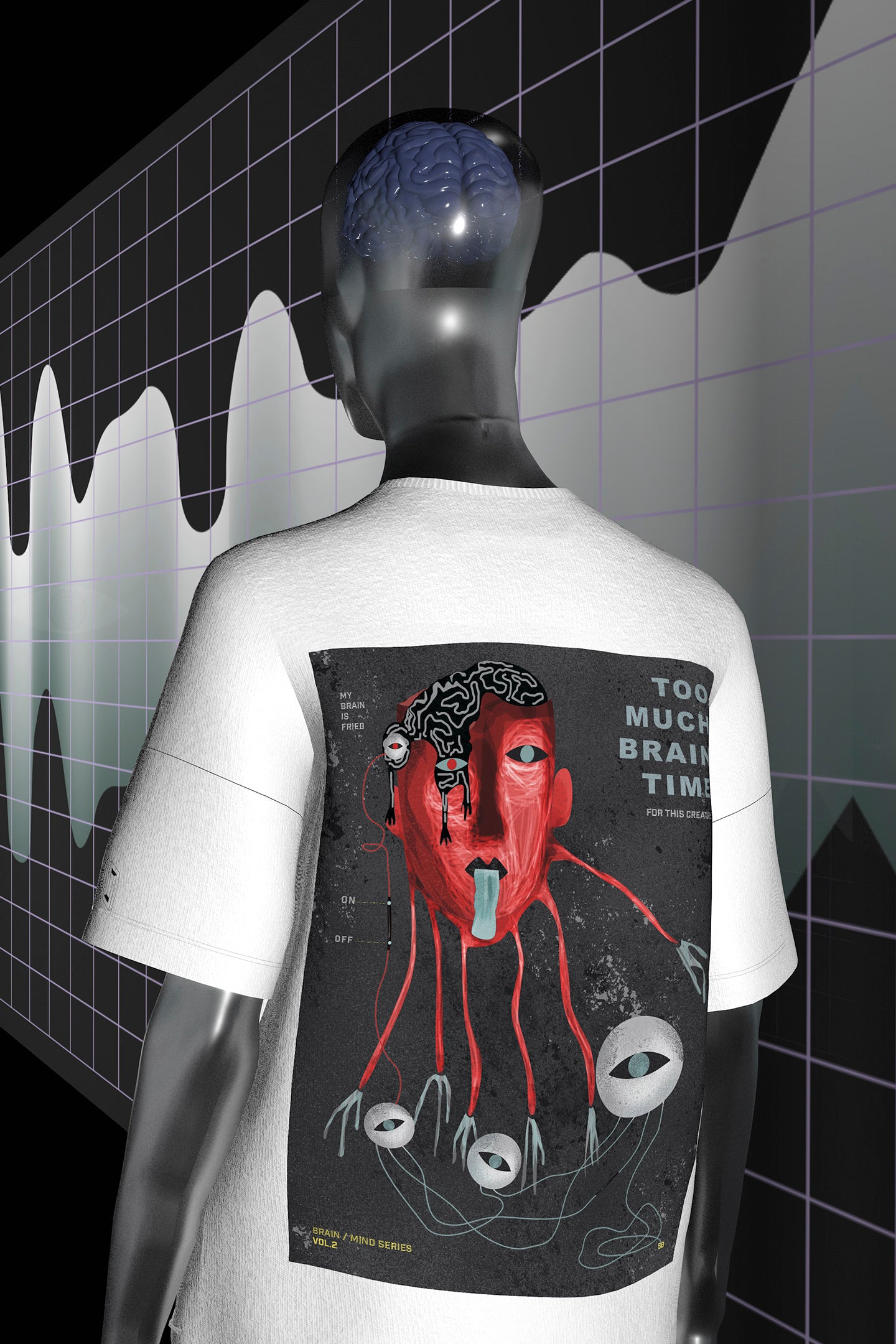 Too Much Brain Time T-Shirt – BISKIT